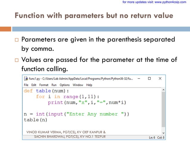 Computer science notes of functions chapter | PDF | Programming ...