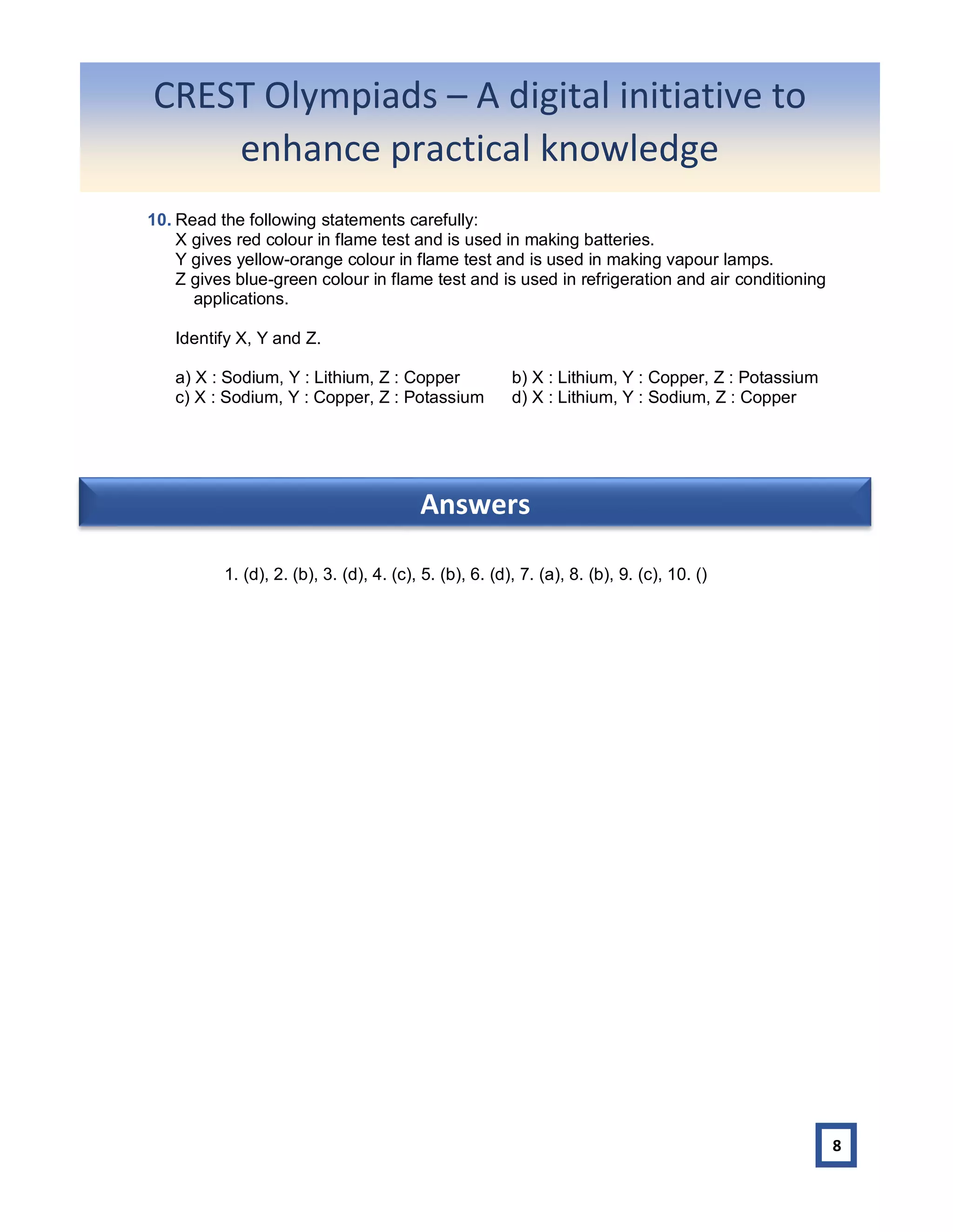 Cso sample-papers-for-class-8 | PDF