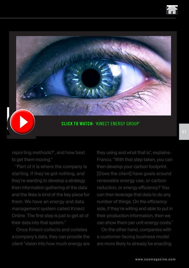 CSO Magazine Interview with Kinect Energy's Nick Franco | PDF