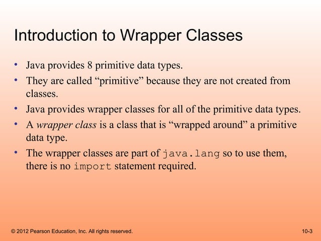 Cso gaddis java_chapter10 | PPT