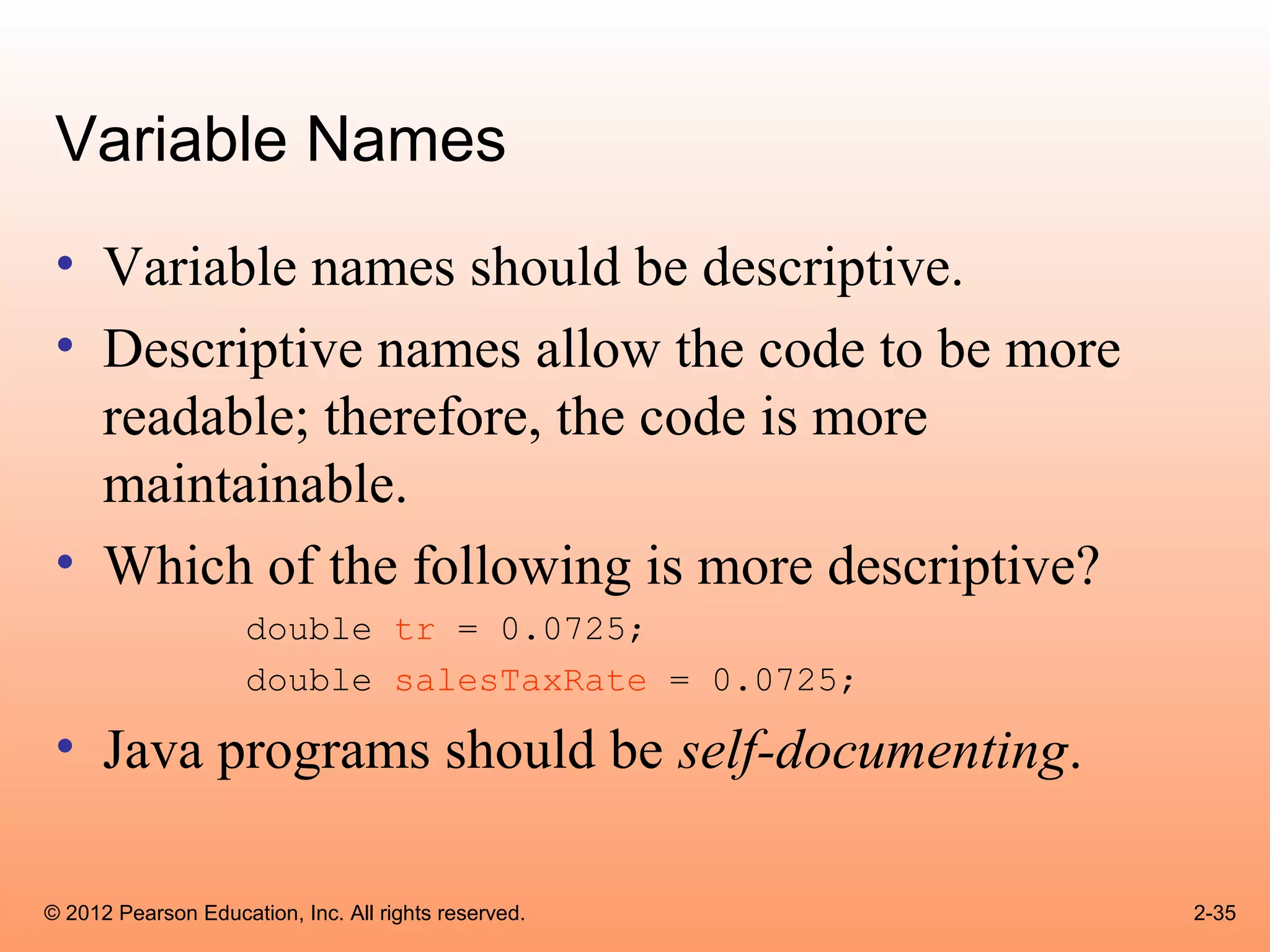 Cso gaddis java_chapter2 | PPT