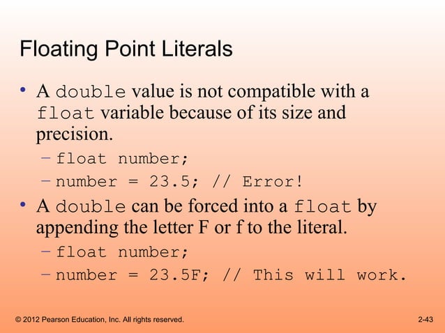 Cso gaddis java_chapter2 | PPT