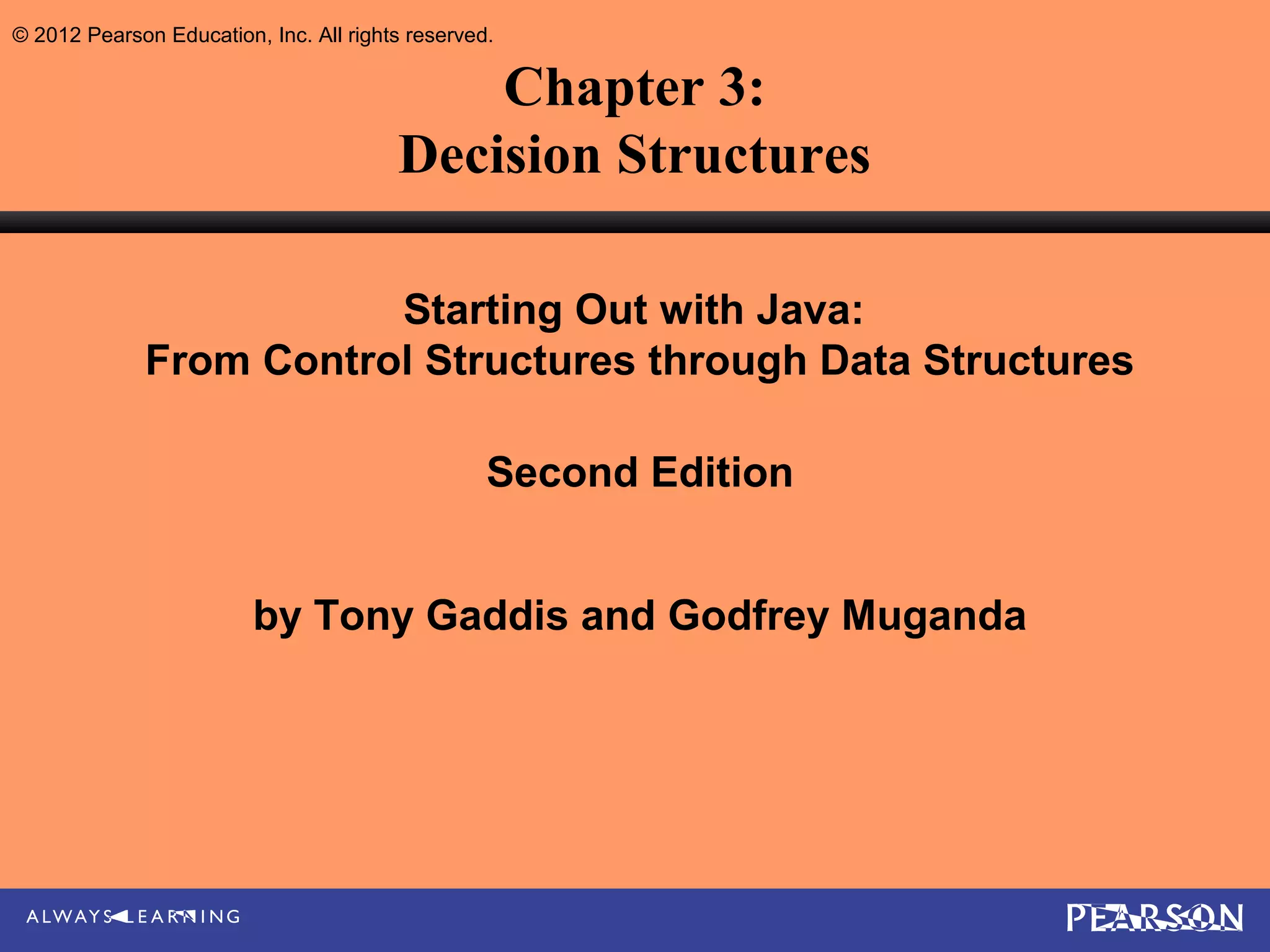 Cso gaddis java_chapter3 | PPT