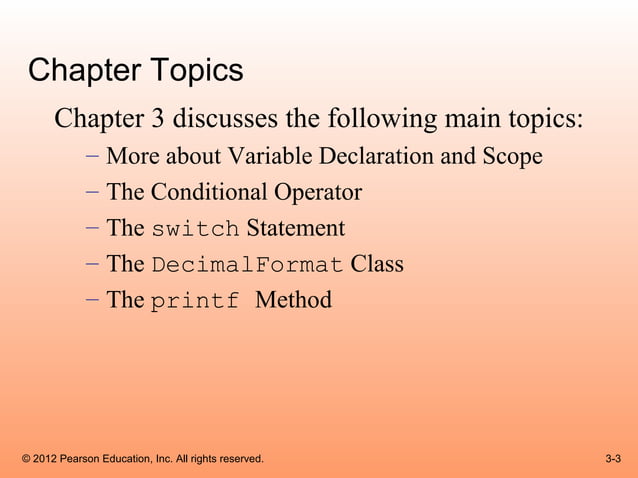 Cso gaddis java_chapter3 | PPT | Programming Languages | Computing