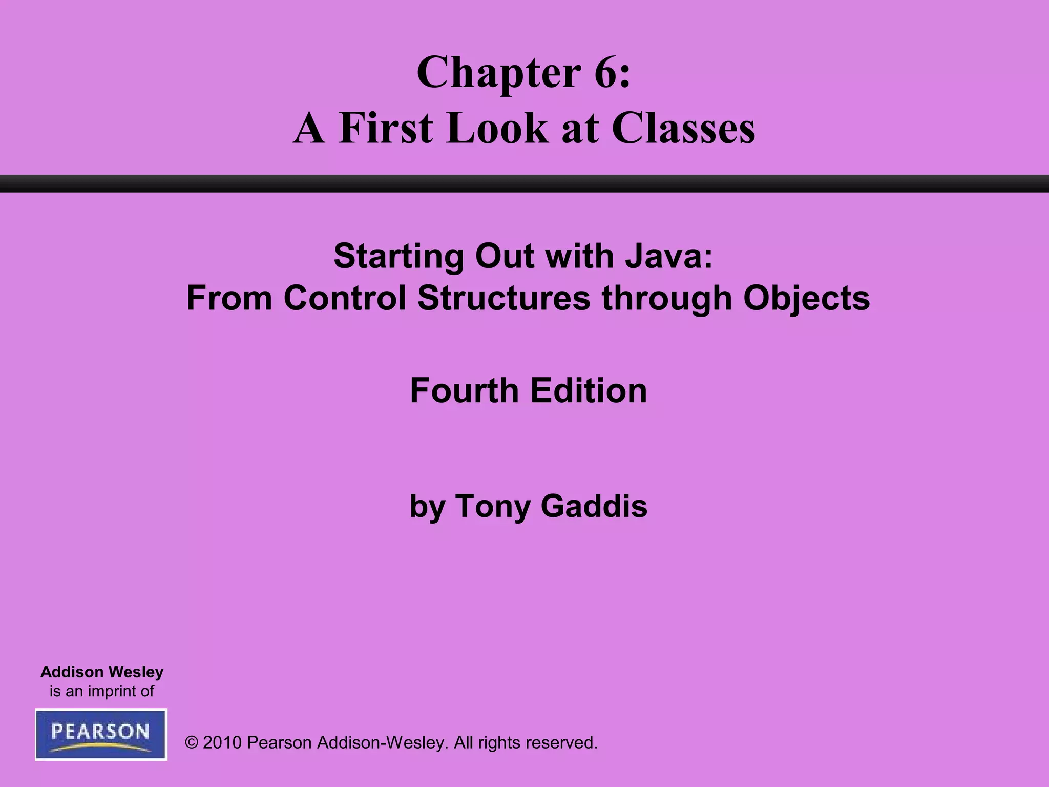 Cso gaddis java_chapter6 | PPT