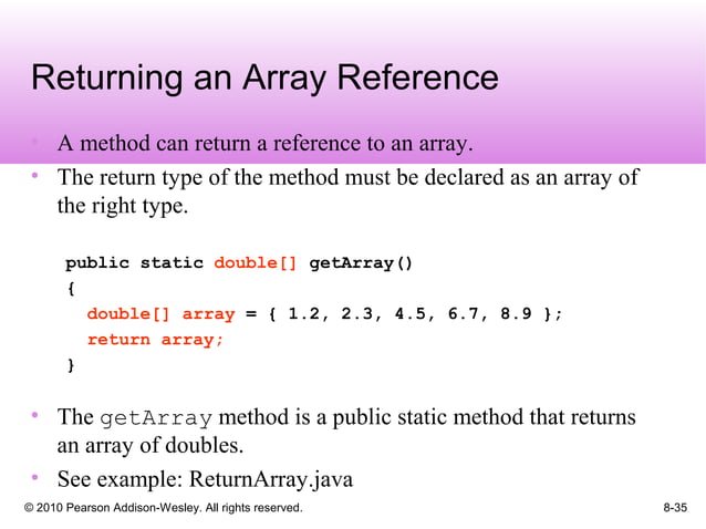 Cso gaddis java_chapter8 | PPT | Programming Languages | Computing