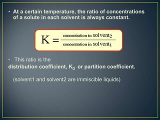 solvent extraction | PPT