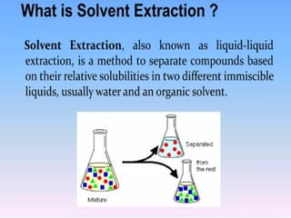 c solvent extraction.ppt Lecture chemistry | PPT