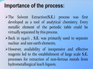 c solvent extraction.ppt Lecture chemistry | PPT