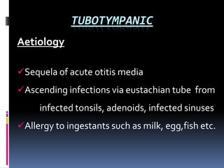 CSOM TUBO TYMPANIC DISEASE | PPSX