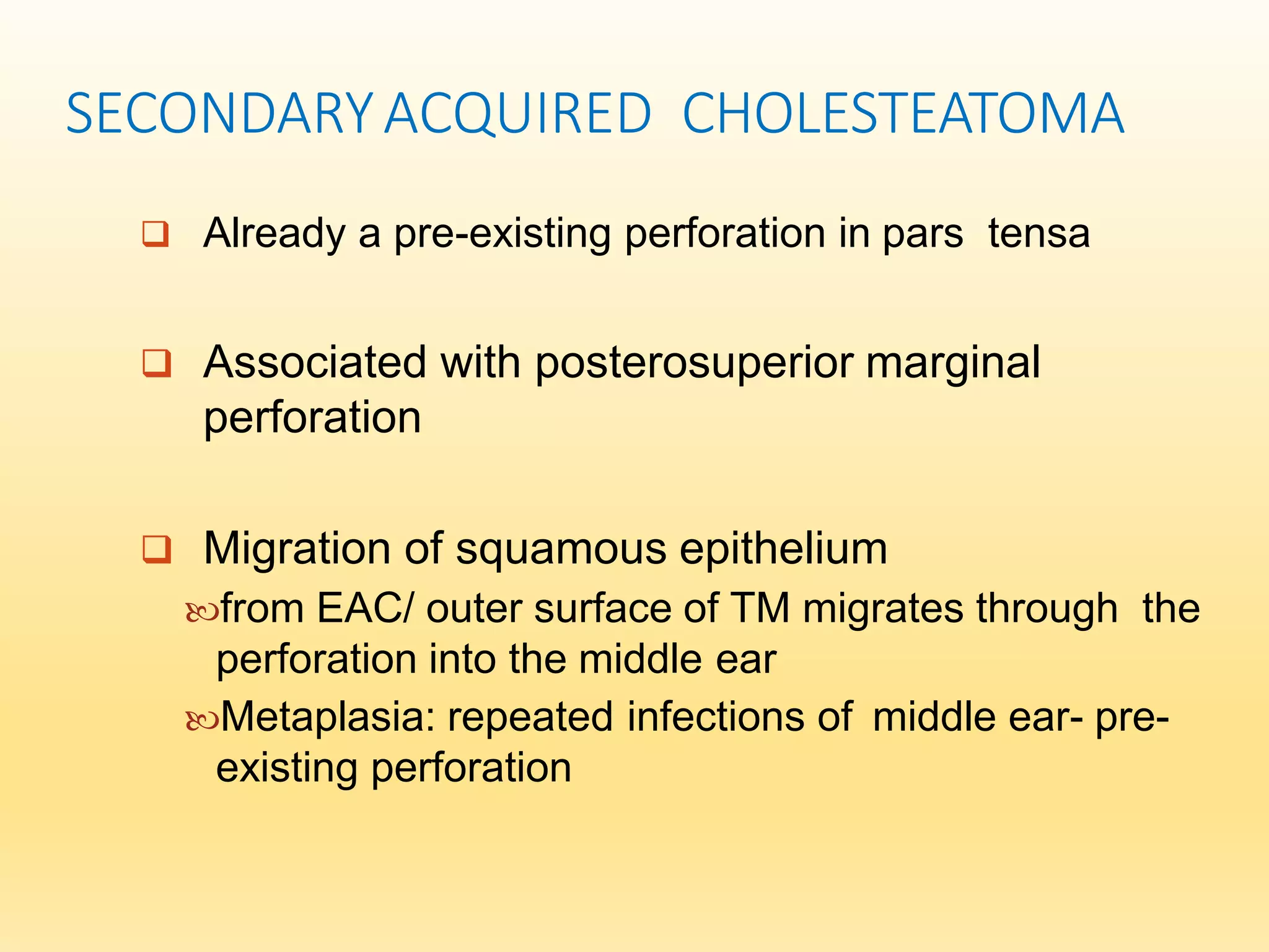 Chronic suppurative otitis media | PPTX