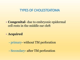 Chronic suppurative otitis media | PPTX
