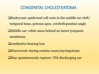 Chronic suppurative otitis media | PPTX