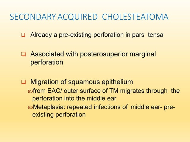 Chronic suppurative otitis media | PPTX | Ear, Nose and Throat ...