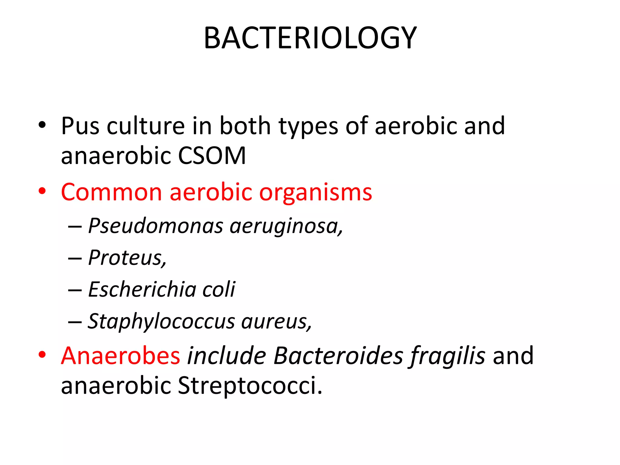 Csom, cholesteatoma | PPTX