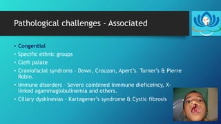 Csom in children challenges in management | PPSX