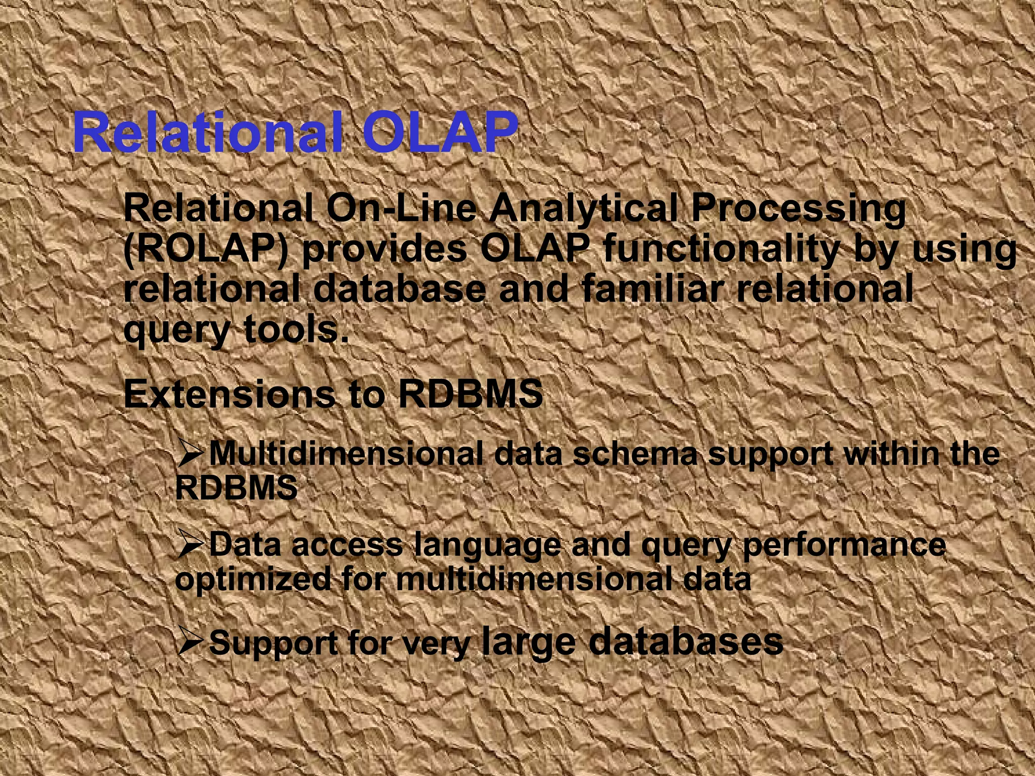 Online Analytical Processing | PPT