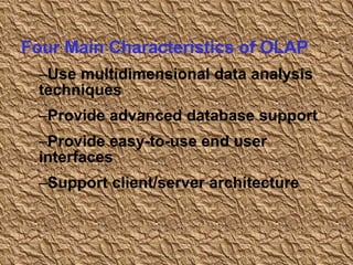 Online Analytical Processing | PPT