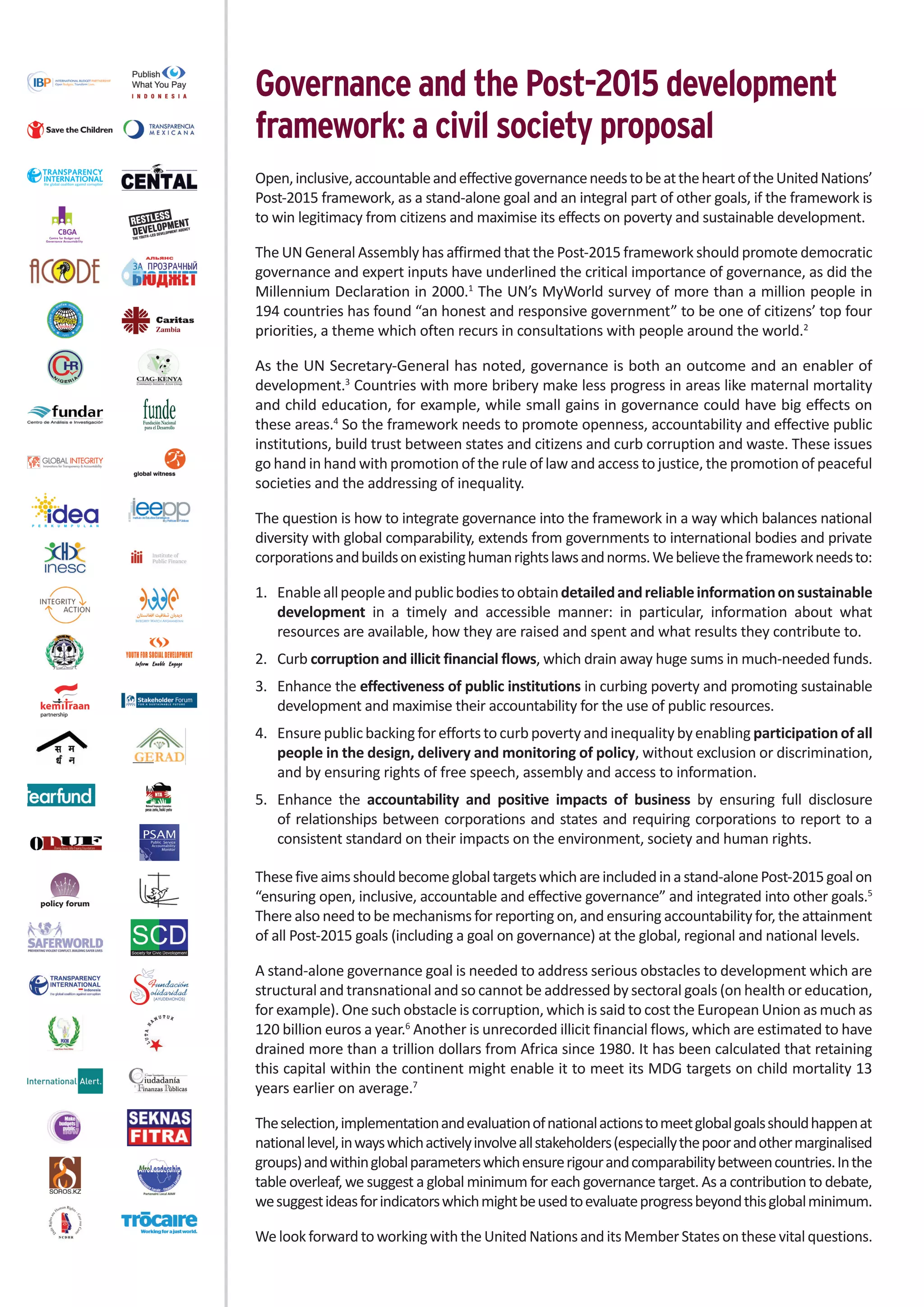 Transparency Accountability and Participation in Governance Development ...