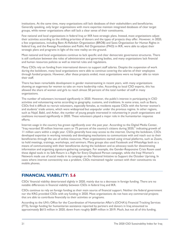 CSOSI Middle East North Africa-2020 | PDF | Business | Business and Finance