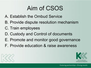 CSOS introduction | PPT