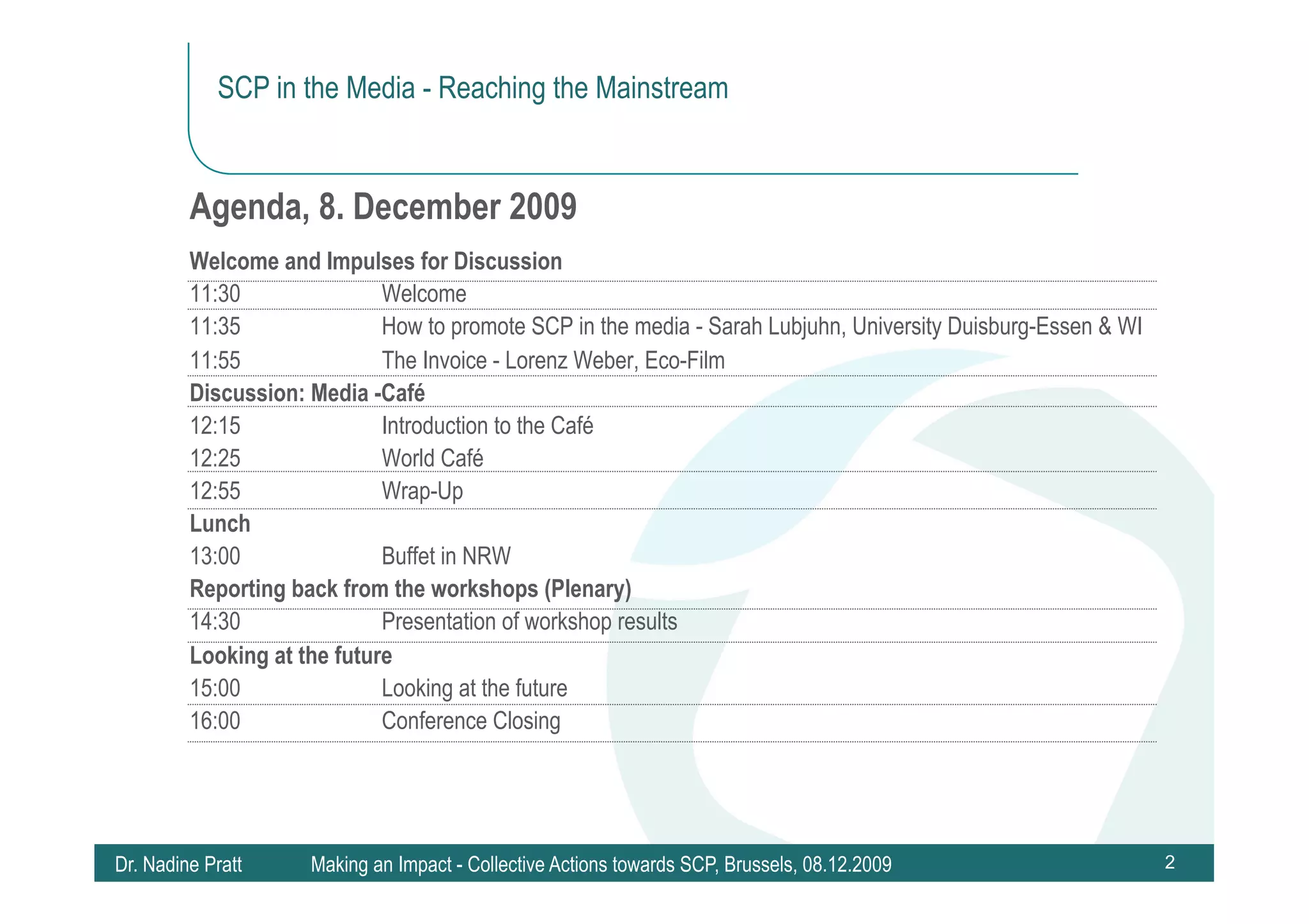SCP and media: successful communication | PPT