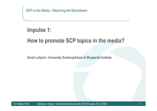 SCP and media: successful communication | PPT