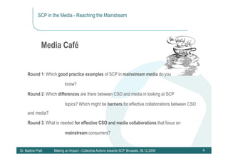 SCP and media: successful communication | PPT