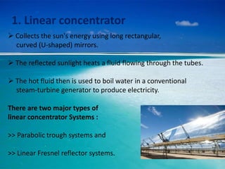 Concentrated solar power | PPTX