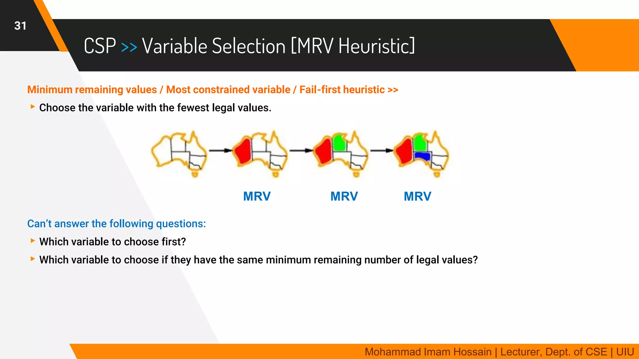 AI 7 | Constraint Satisfaction Problem | PDF