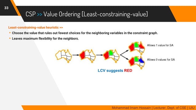 AI 7 | Constraint Satisfaction Problem | PDF