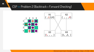 AI 7 | Constraint Satisfaction Problem | PDF