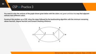 AI 7 | Constraint Satisfaction Problem | PDF