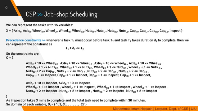 AI 7 | Constraint Satisfaction Problem | PDF