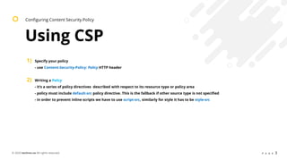 Content Security Policy (CSP) | PDF