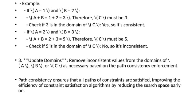 Constraint Satisfaction Problem Pptx