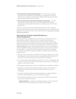 Csp hosted-desktop-on-windows-azure-design-guide | PDF