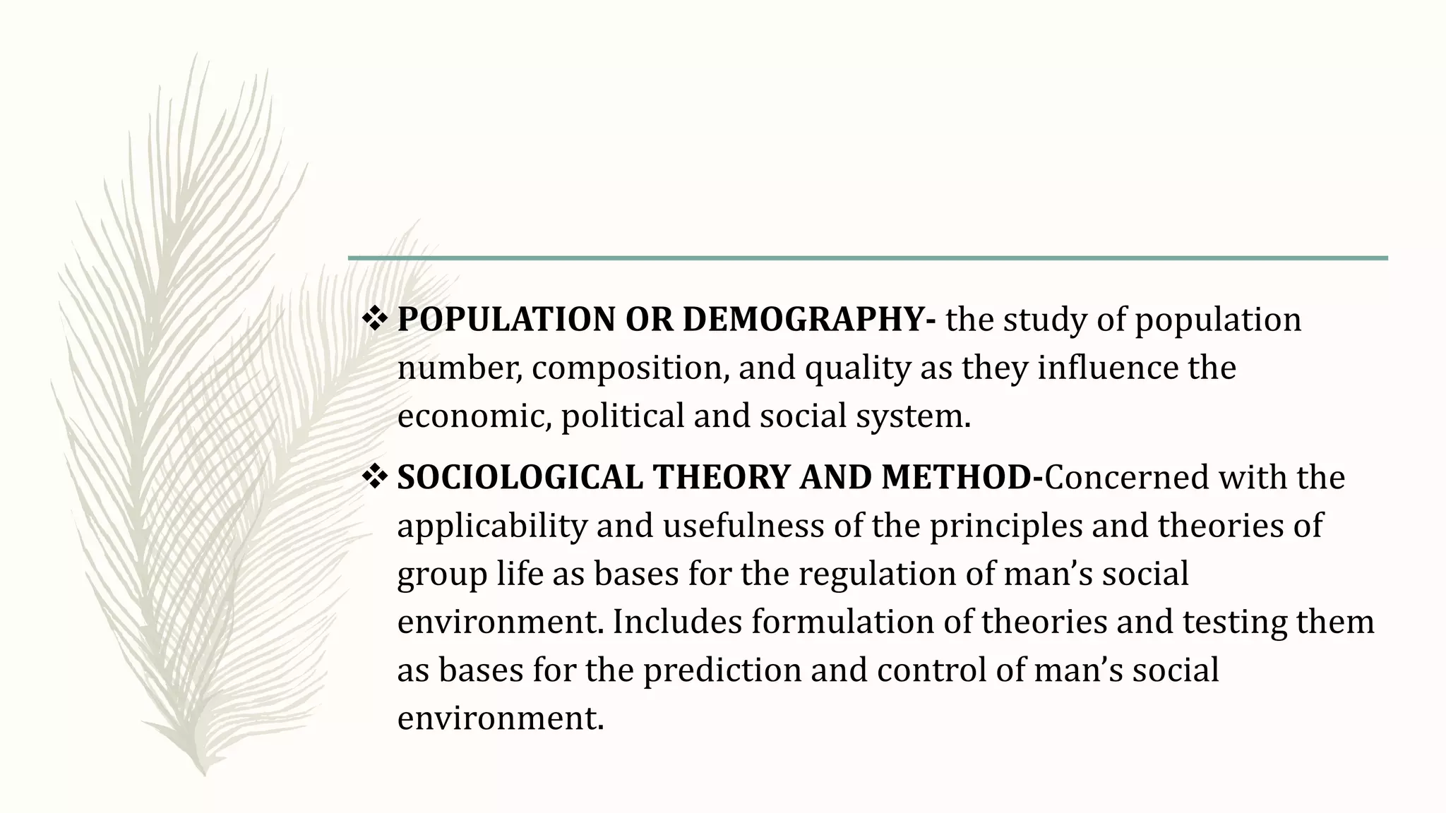 Anthropology, Sociology and Political Science | PPTX