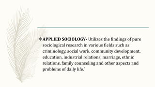 Anthropology, Sociology and Political Science | PPTX