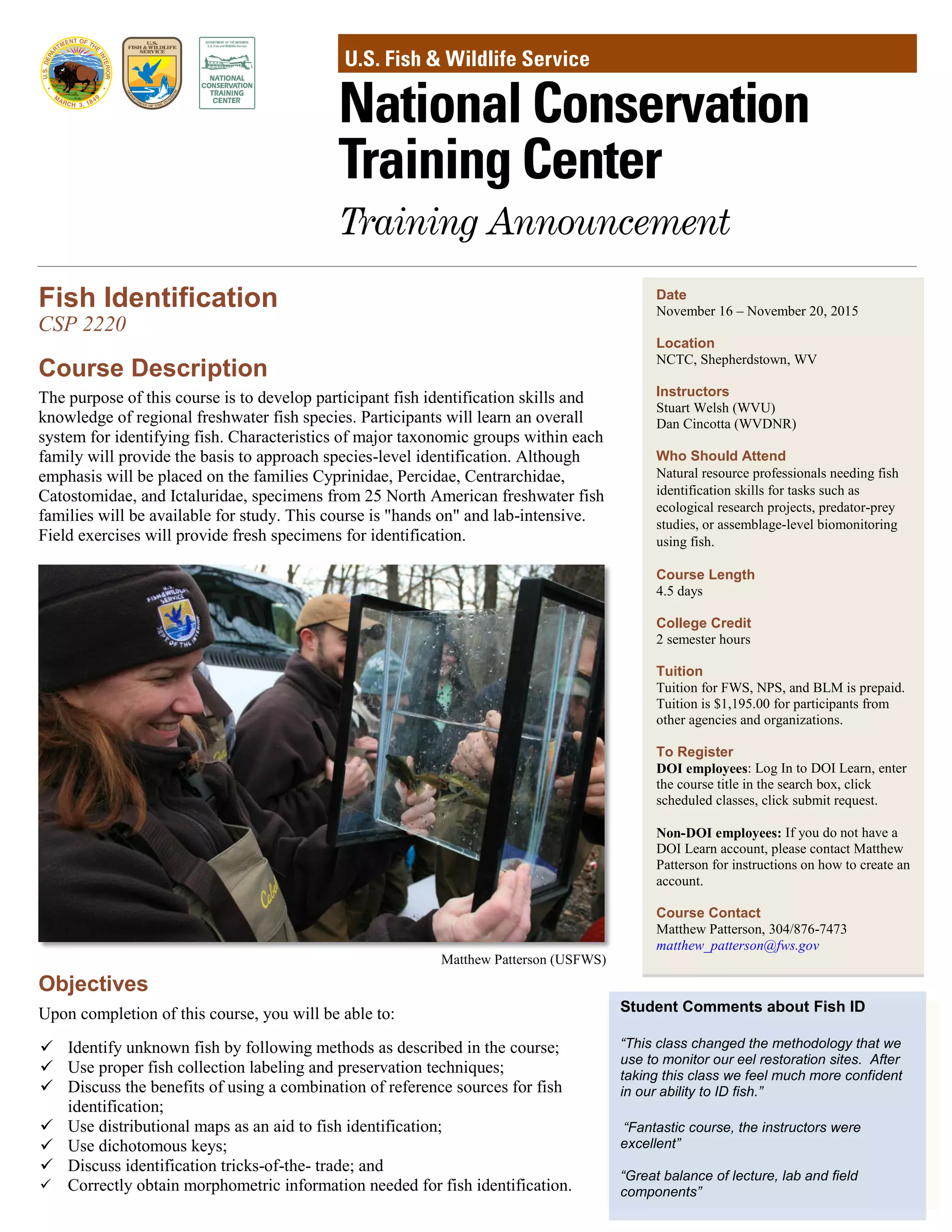 Fish Identification Course | PDF | Fish and Aquariums | Pets