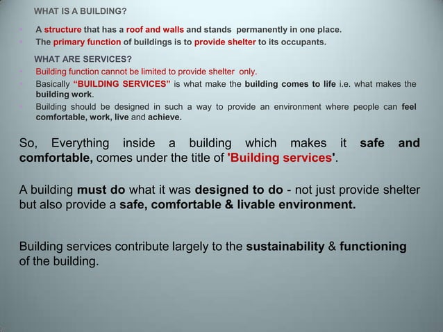 Building services | PPSX