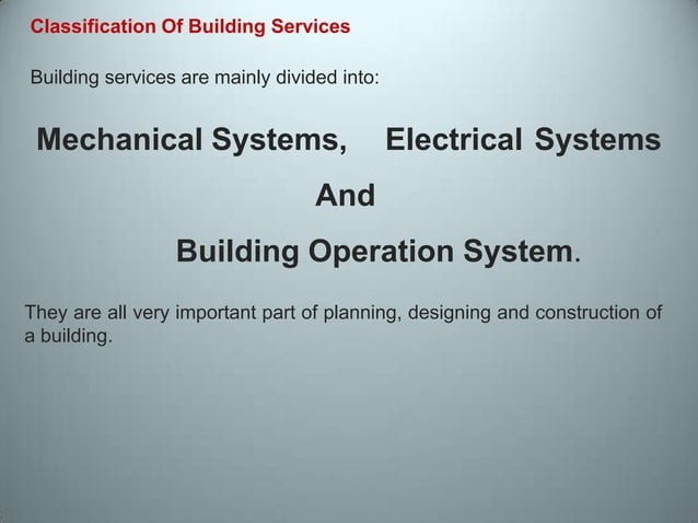 Building services | PPSX