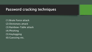 Cyber Security(Password Cracking Presentation).pptx