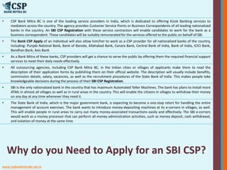 CSP Bank Mitra BC-Your trusted partner for All Bank CSP | PPTX ...