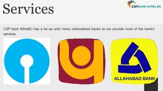 Why should you choose CSP Bank MitraBC as your online CSP provider? | PPTX