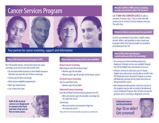 CSP brochure | PDF | Digestive Disorders | Diseases and Conditions