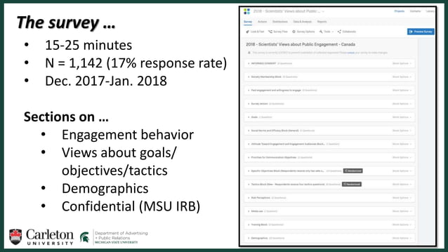 CSPC 2018 Presentation: What Canadian Scientists Think about Public Engagement | PPT