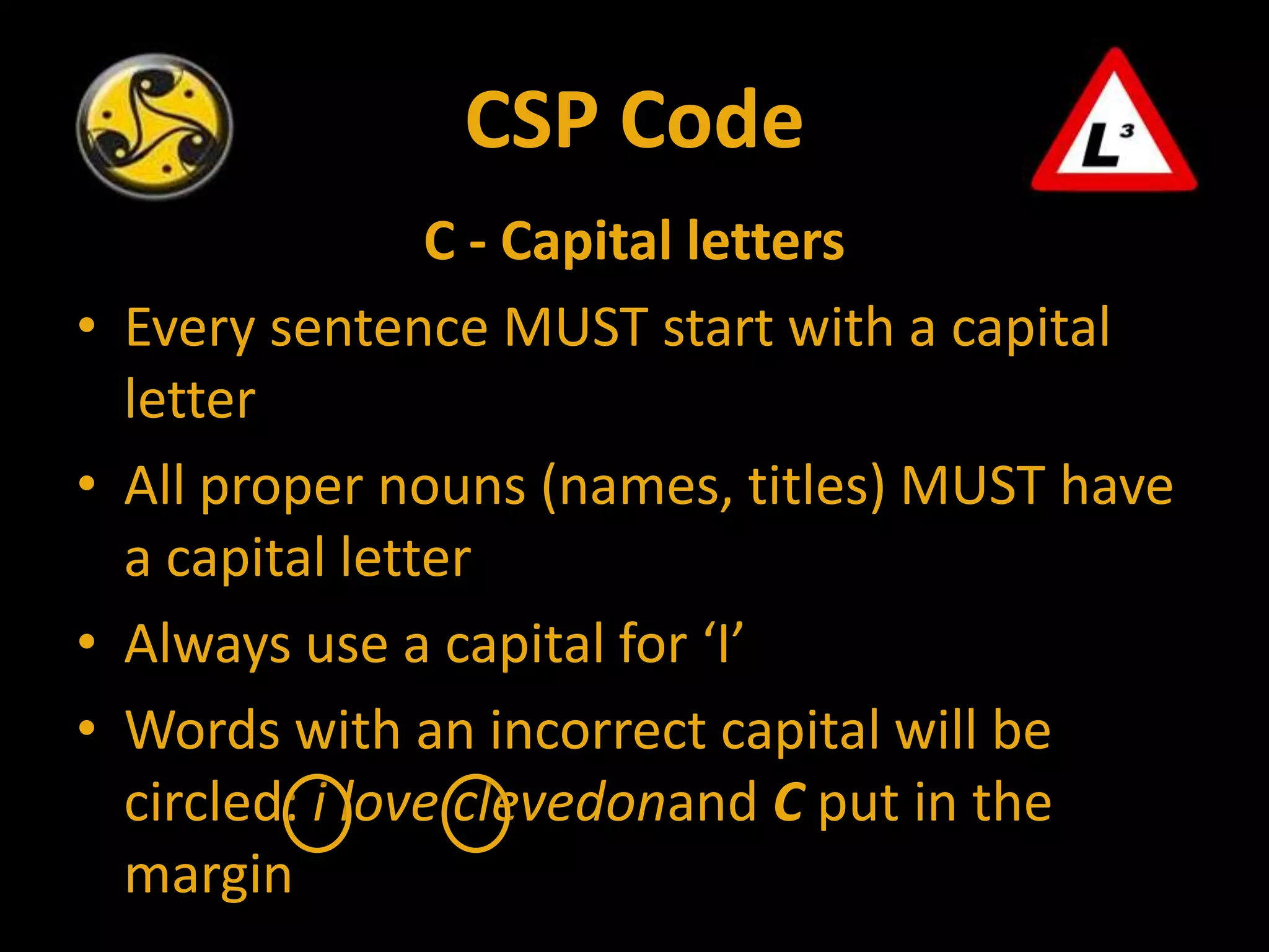 CSP code | PPT