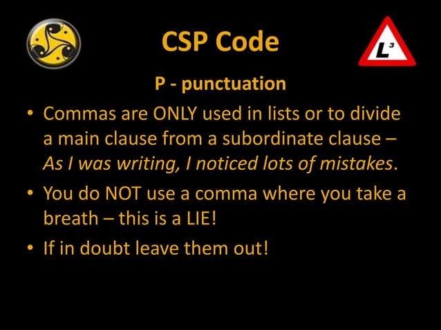 CSP code | PPT