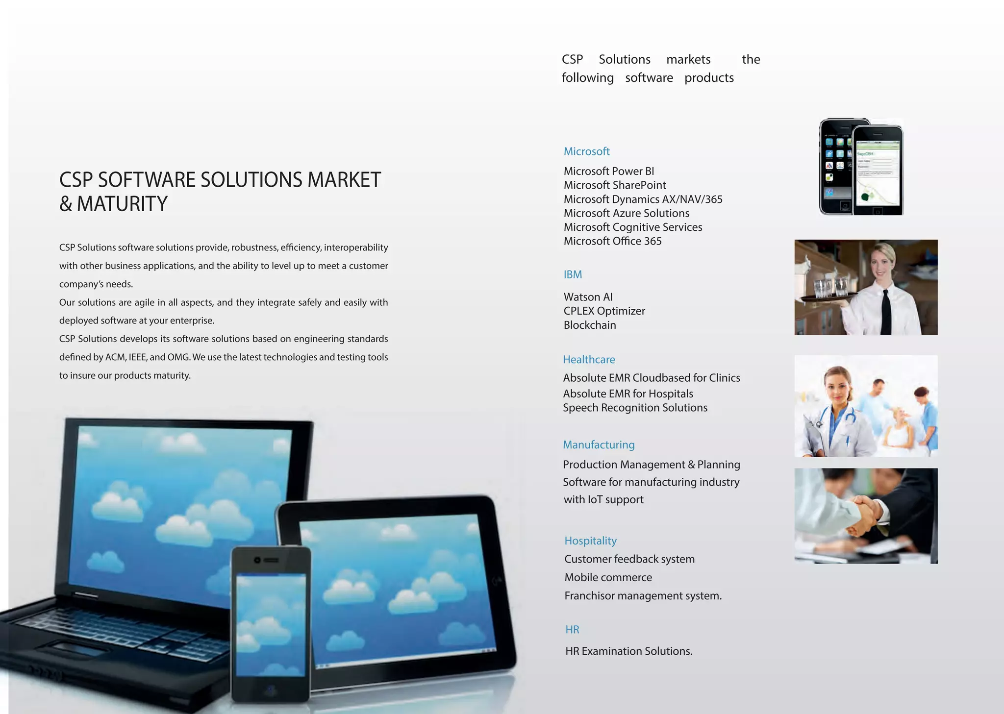 CSP Solutions Corporate Profile 2018 | PDF